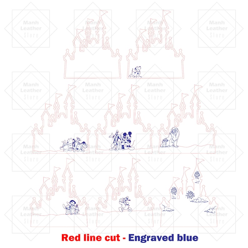 Multi-layer, Laser Cut Fles - 8 Layer Art Piece for Glowforge - SVG ...