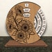 Flower Calendar SVG: Laser Cut Design File (digital Download) - Etsy