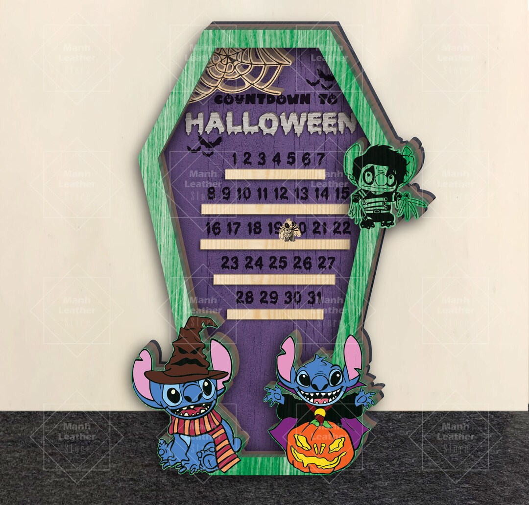 Halloween Countdown Design File, Halloween Decor Svg, Days Until ...