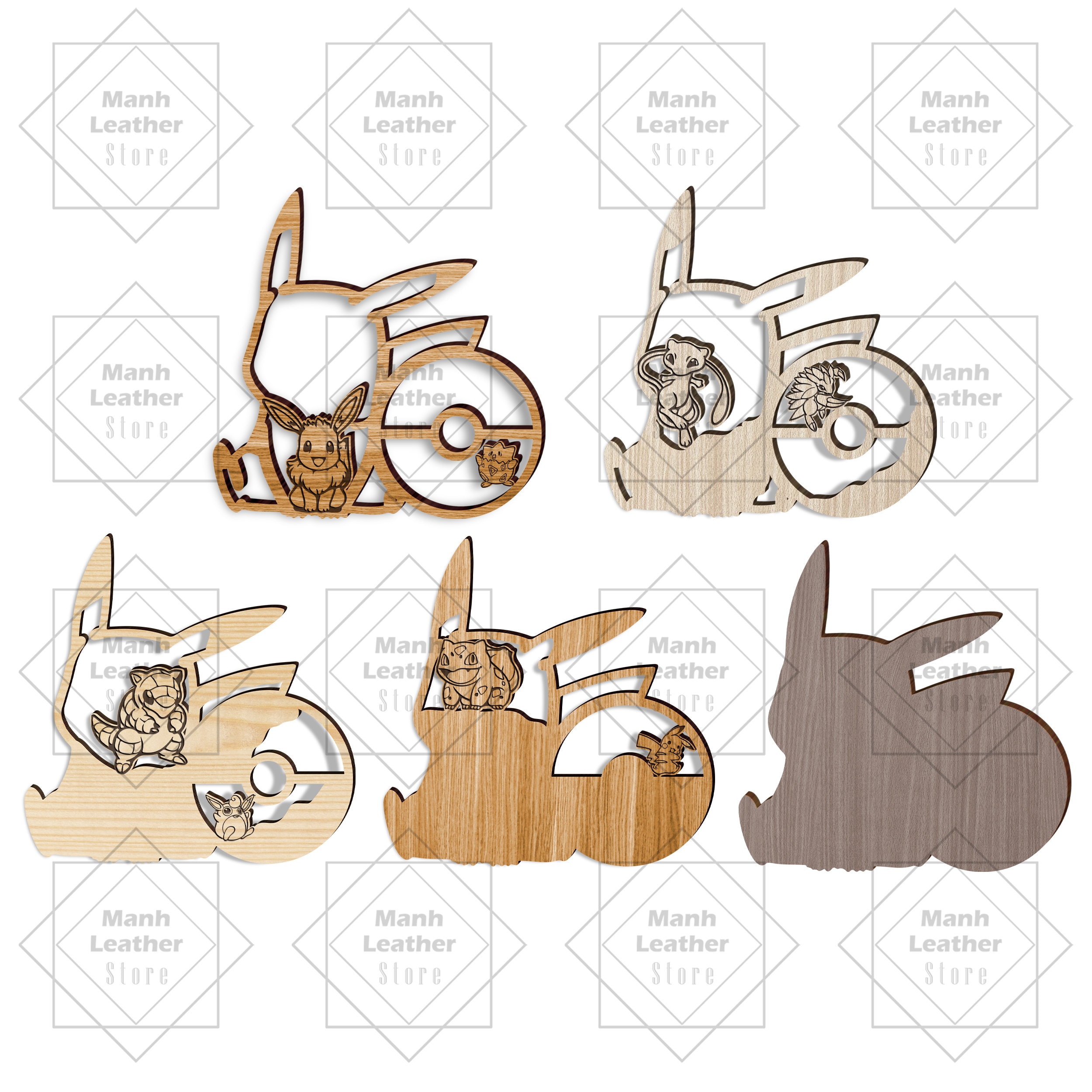 Multi-layer, Laser Cut Fles - 5 Layer Art Piece for Glowforge - SVG ...