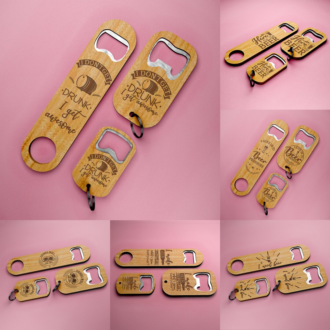 Gift for Dad Svg, Key Chain and Beer Opener for Dad, Handy Keychain for ...