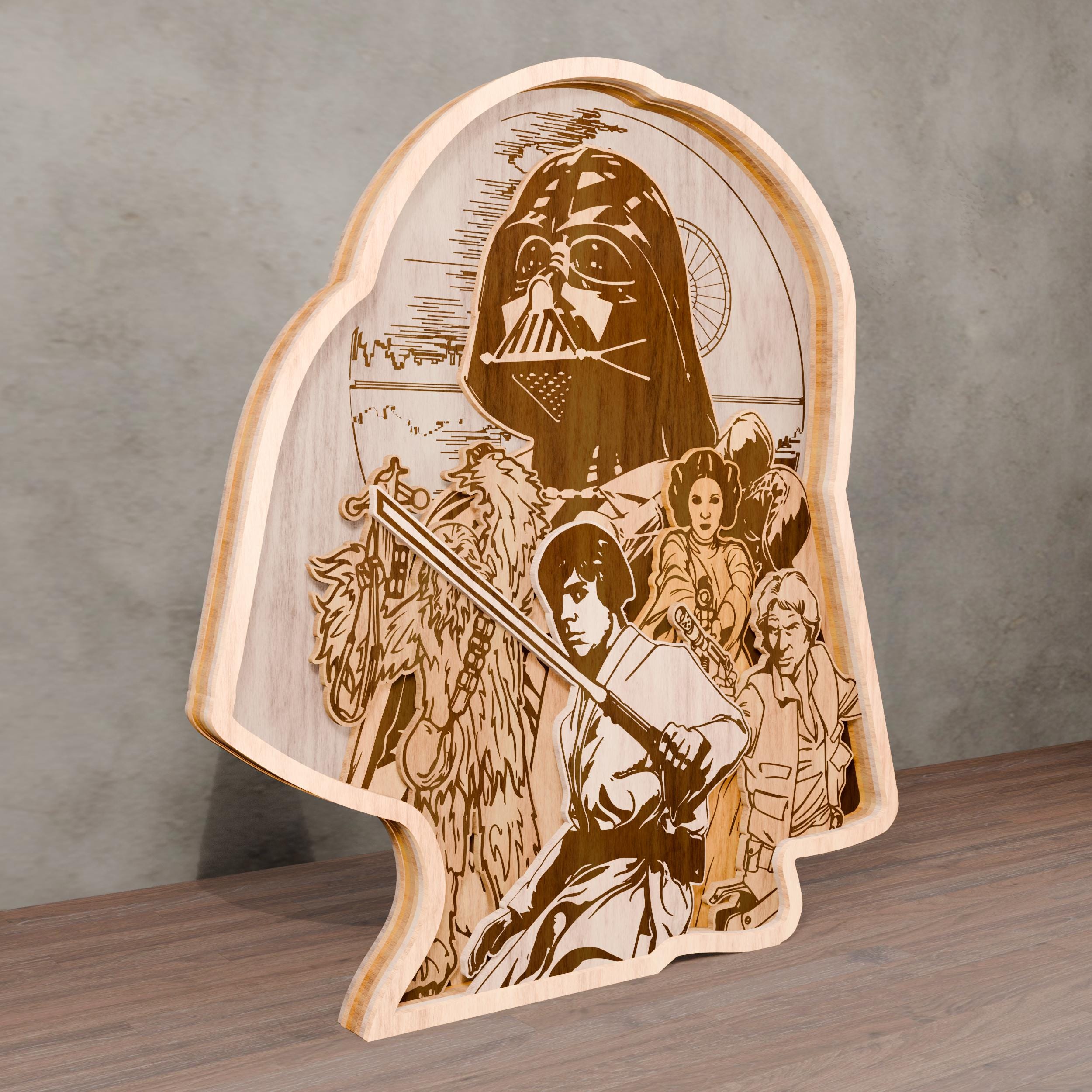 Bundle Laser Cut Fles - Layer Art Piece for Glowforge - SVG - PDF ...