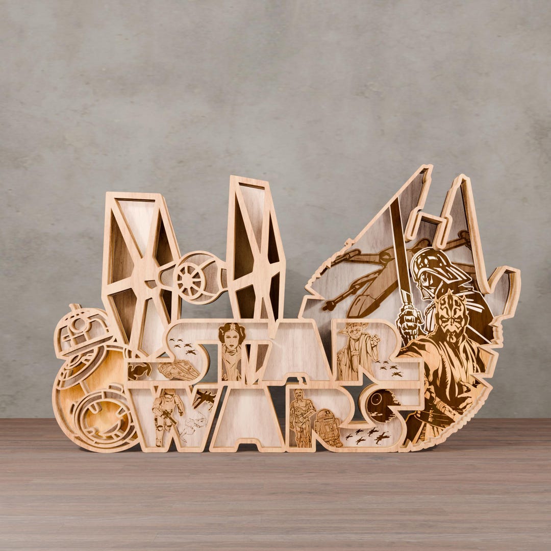 Bundle Laser Cut Fles - Layer Art Piece for Glowforge - SVG - PDF ...