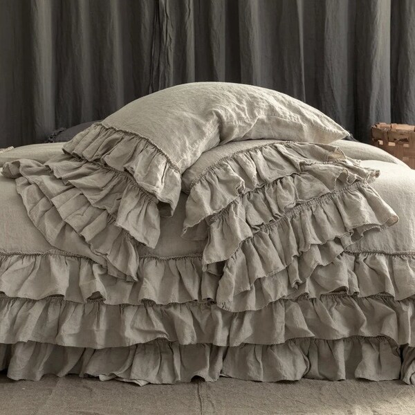 Ruffled Bedding - Etsy