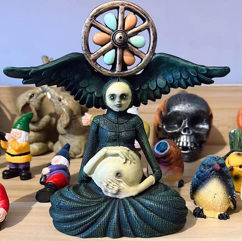 Creepy Witch Sculptures Halloween Decoration Nightmare Witch - Etsy