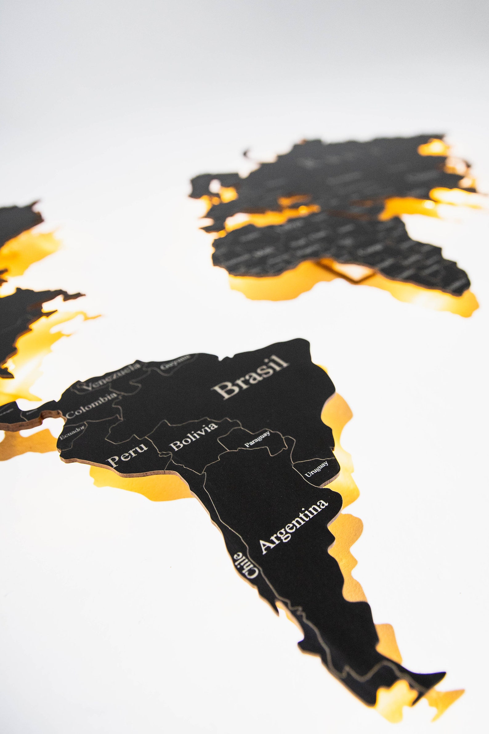 Led World Map Home Design Home Deco Led Wooden Map Led - Etsy