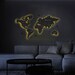 Led World Map Home Design Home Deco Led Wooden Map Led Handmade Perfect ...