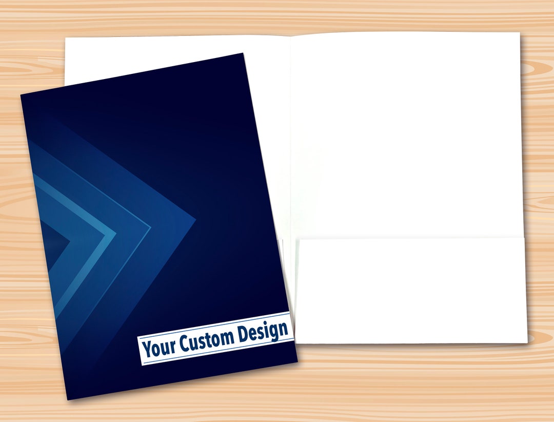 Full Custom 2 Pocket Folders. Plain Inside Pockets. Back to School ...