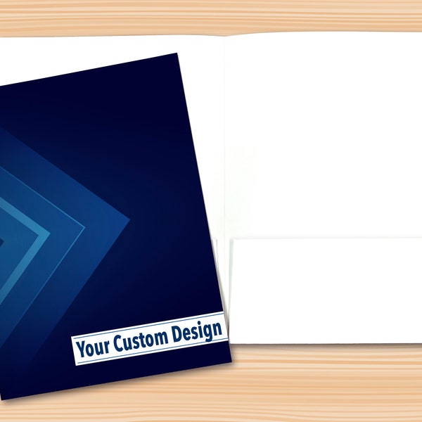 Pocket Folder With Logo - Etsy