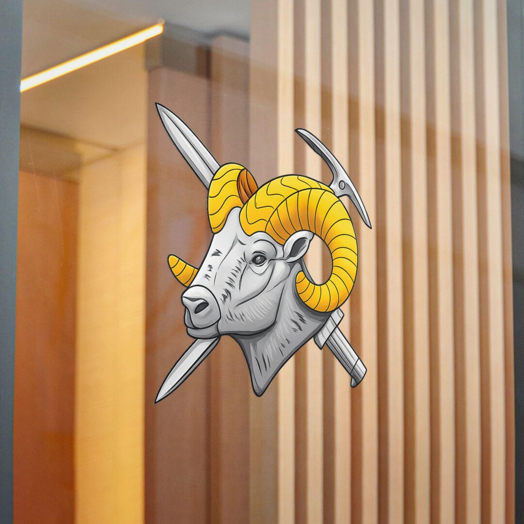 Rams Head US Army Mountain Warfare Badge | Die-cut Sticker - Etsy
