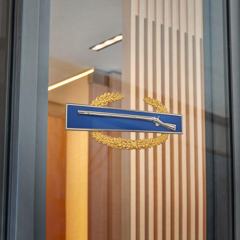 MCIB Badge Sticker | Master Combat Infantry Badge Die-cut Sticker - EIB ...