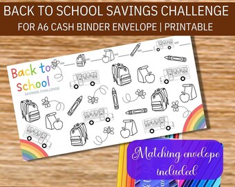 Kids Toddler Children's Savings Challenge Card laminated Optional ...