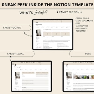 Notion Life Planner, Notion Digital Life Template, All-in-one Planner and Template , Notion ...