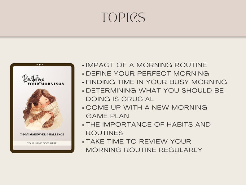 Revitalize Your Mornings: 7-day Makeover Challenge | Done for You ...