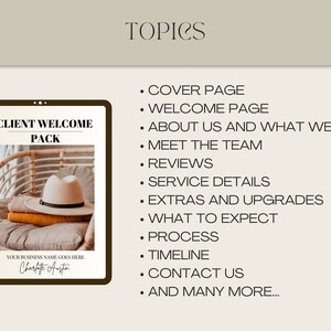 Coaching Client Welcome Pack Template, Client Welcome Kit, New Client ...