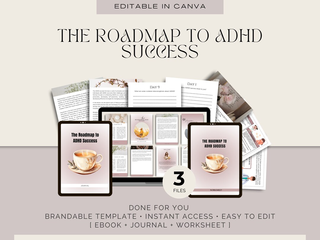 The Roadmap to ADHD Success Done for You Ebook & Guide for ADHD Coach ...