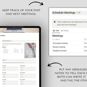 Client Dashboard Notion Template, Notion Client Portal Template ...