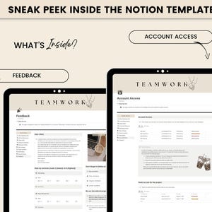 Client Dashboard Notion Template, Notion Client Portal Template ...