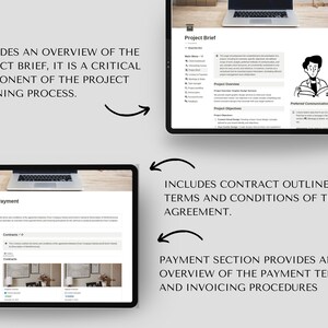 Client Dashboard Notion Template, Notion Client Portal Template ...