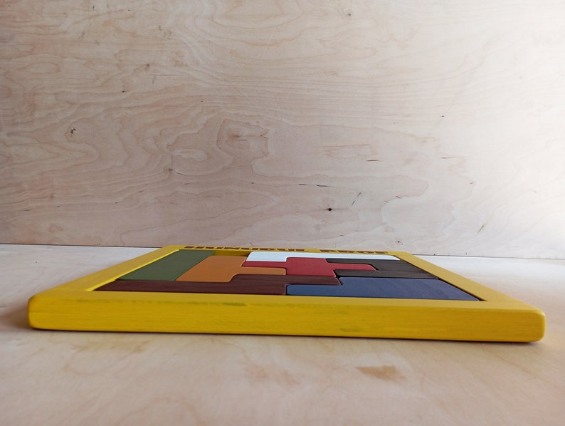 Tetris Block Shapes, Tetris Piece, 7 Piece Tetris Puzzle, Wooden ...