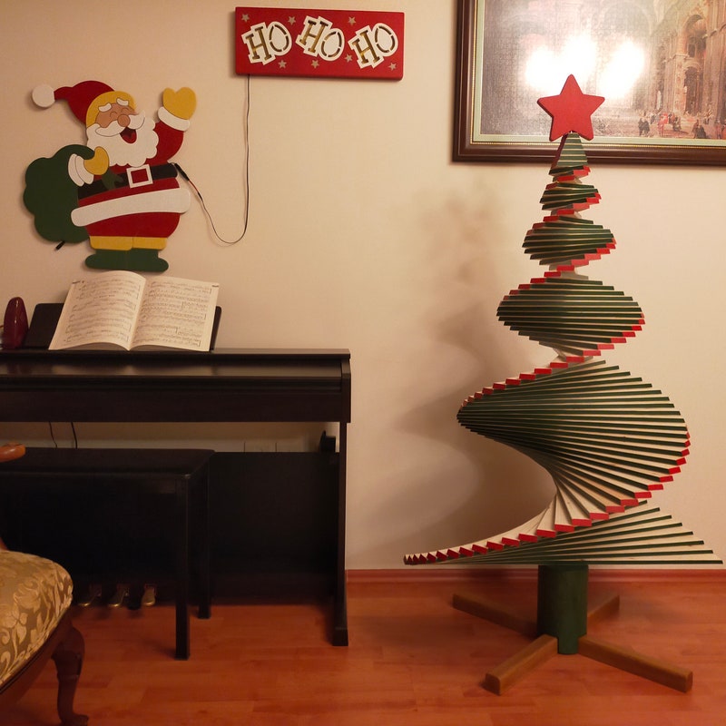 Spiral Wooden Tree - Etsy