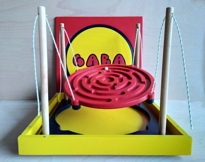 Wooden Labyrinth Hanging on Ropes, Labyrinth Competition, Wooden ...