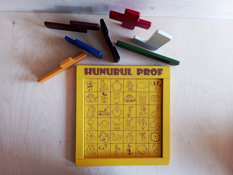 Tetris Block Shapes, Tetris Piece, 7 Piece Tetris Puzzle, Wooden ...