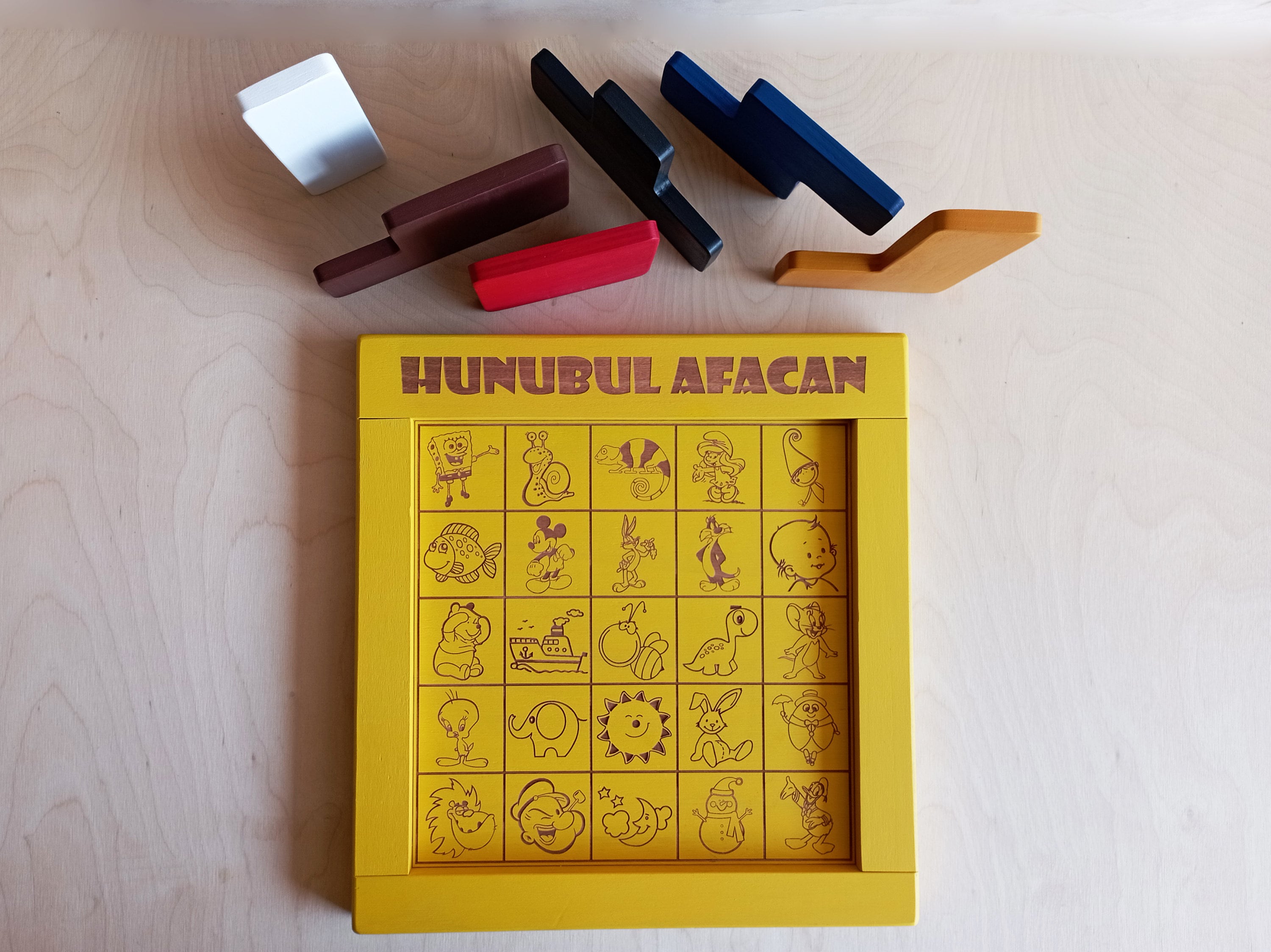 Tetris Block Shapes, Tetris Piece, 6 Piece Tetris Puzzle, Wooden ...