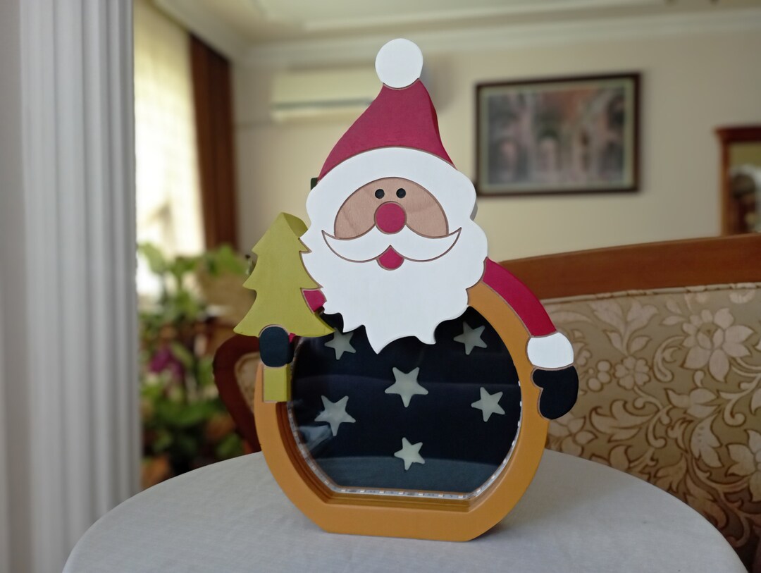 Santa Claus Figured Night Light, Cute Santa Claus Piggy Bank, Santa ...