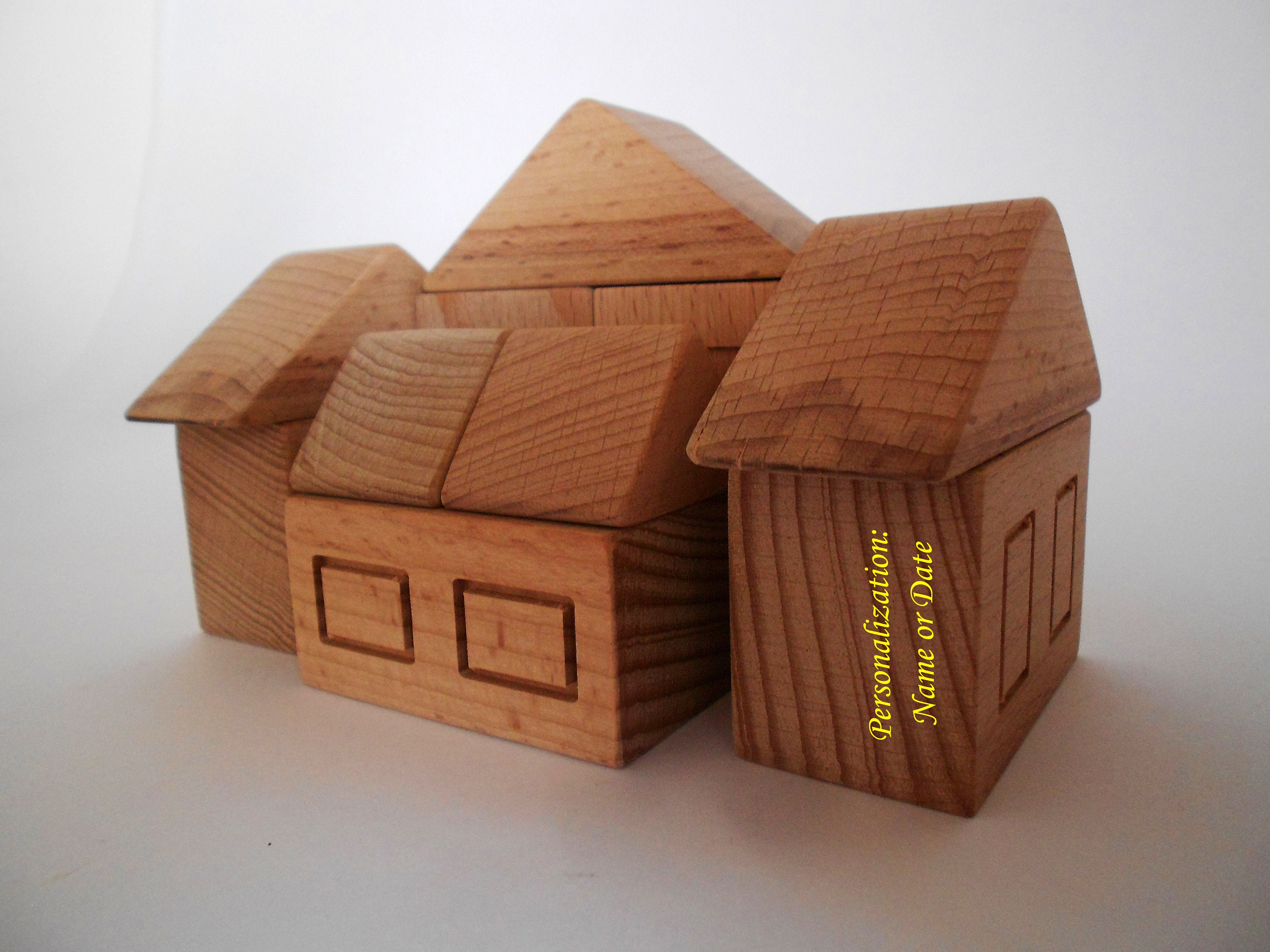 10 Piece Tiny House Set Paintable Miniature Houses - Etsy