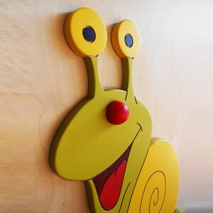 Cute Snail Floating Wall Shelf Wall Hanging Wooden Book - Etsy