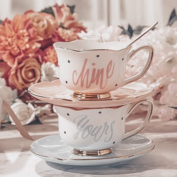 Coquette Cup Saucer - Etsy