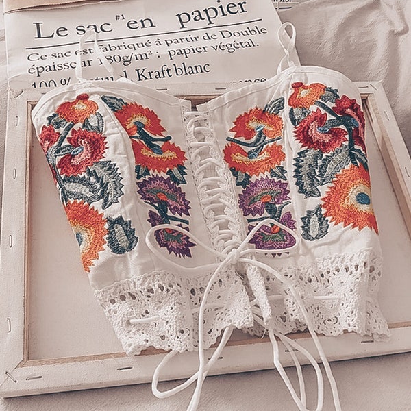 Embroidered Corset - Make Your Own Corset