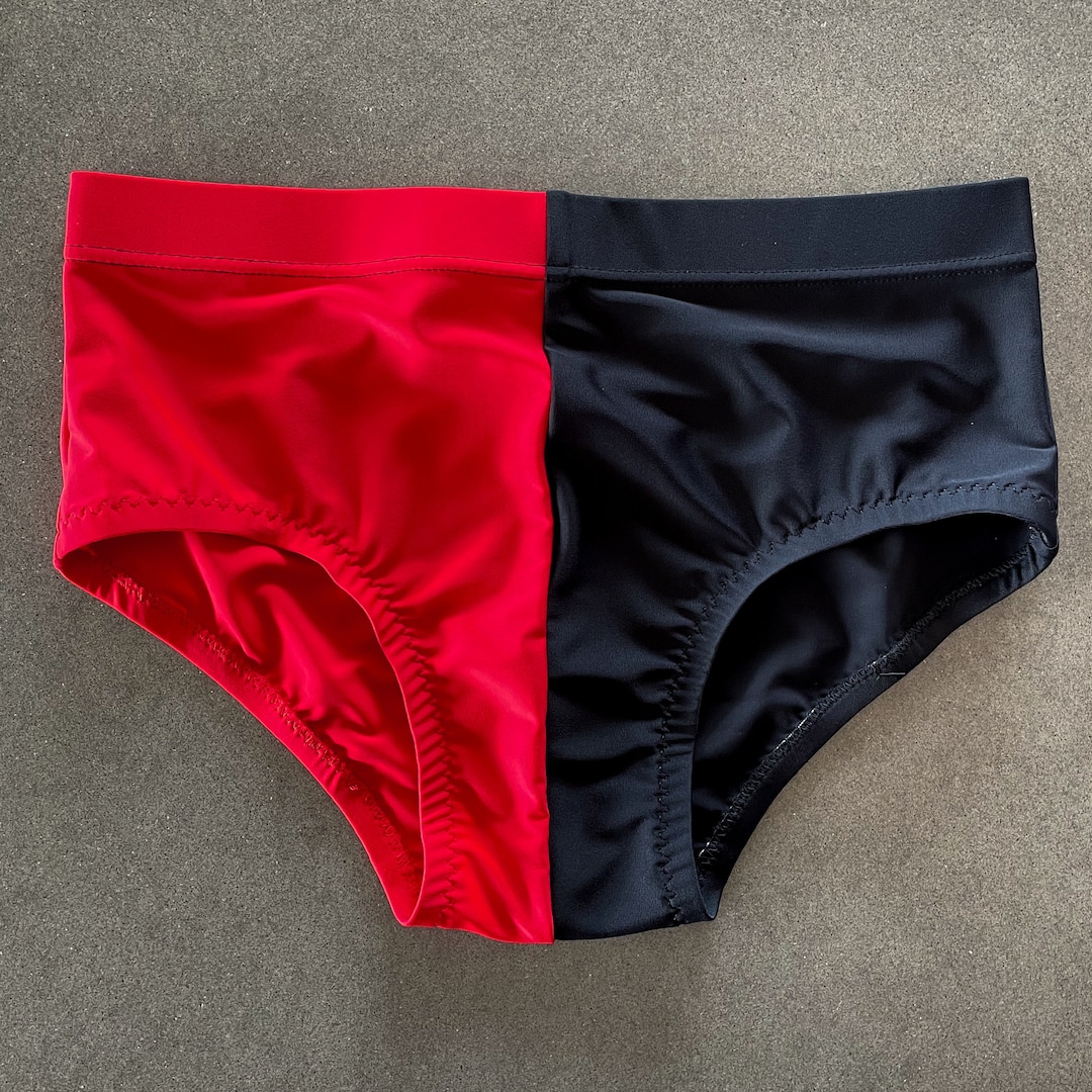 LARGE (34-36) MATTE Regular Waist Half & Half Pro Wrestling Trunks ...