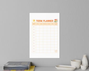 School Term Planner - Etsy