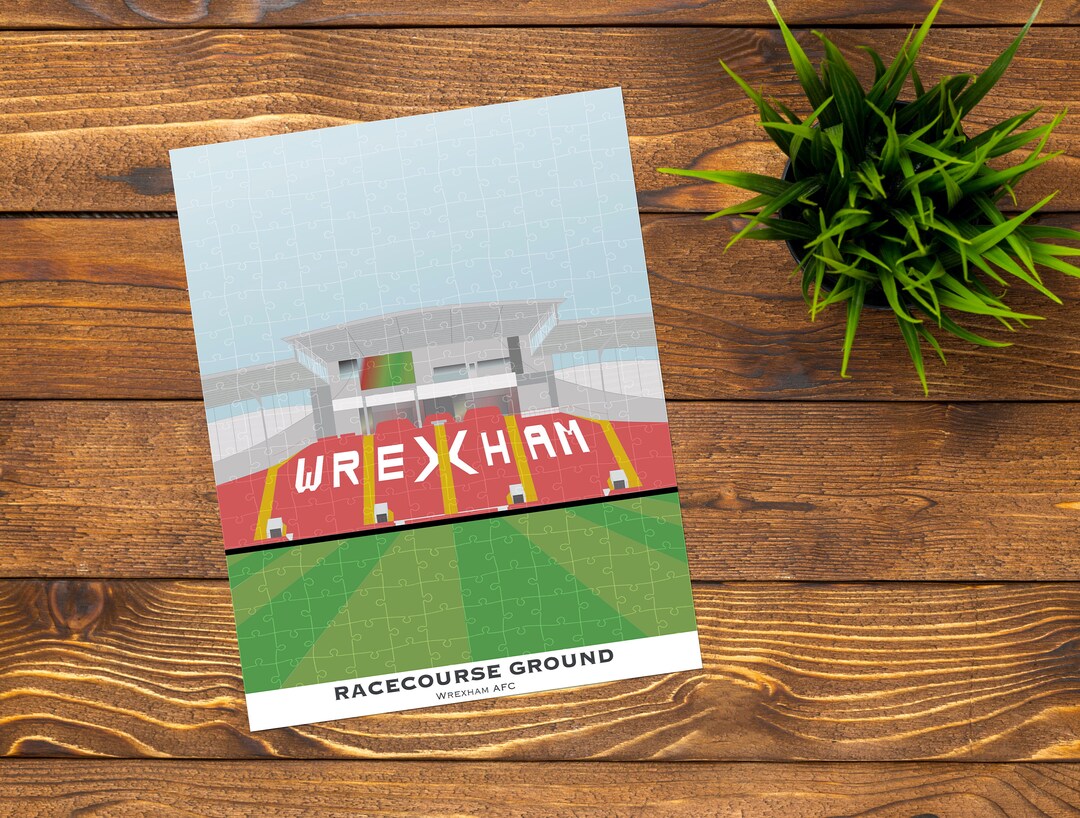 Wrexham Jigsaw Puzzle - Racecourse Ground - Etsy