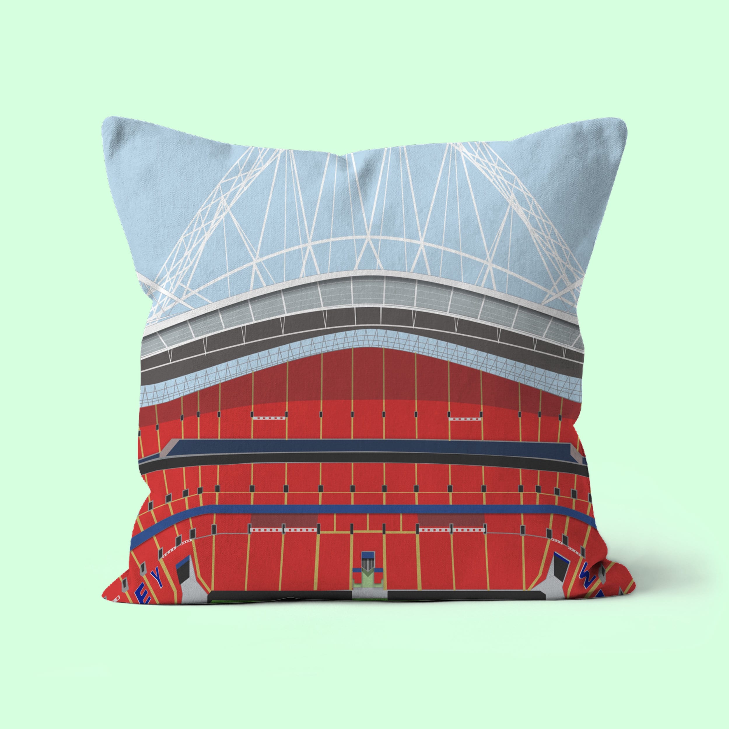 Wembley Stadium Cushion - Home of Football - Etsy UK