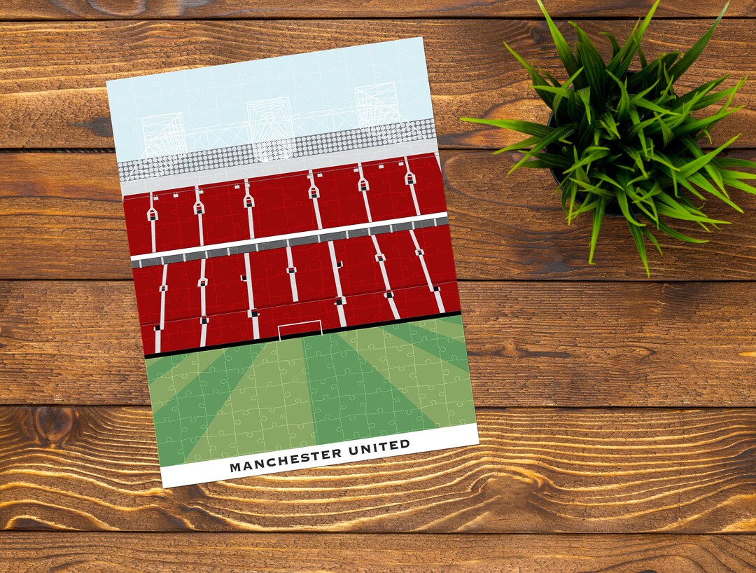 Manchester United Jigsaw Puzzle - Old Trafford - Etsy