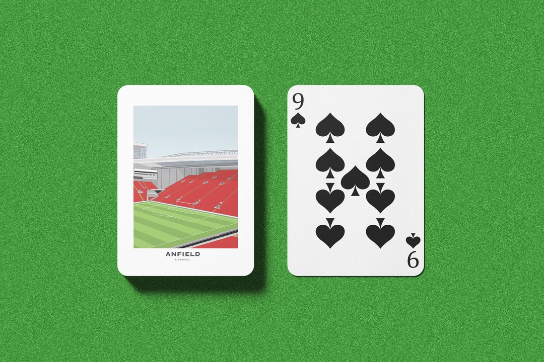 Liverpool Playing Cards - Anfield - Etsy