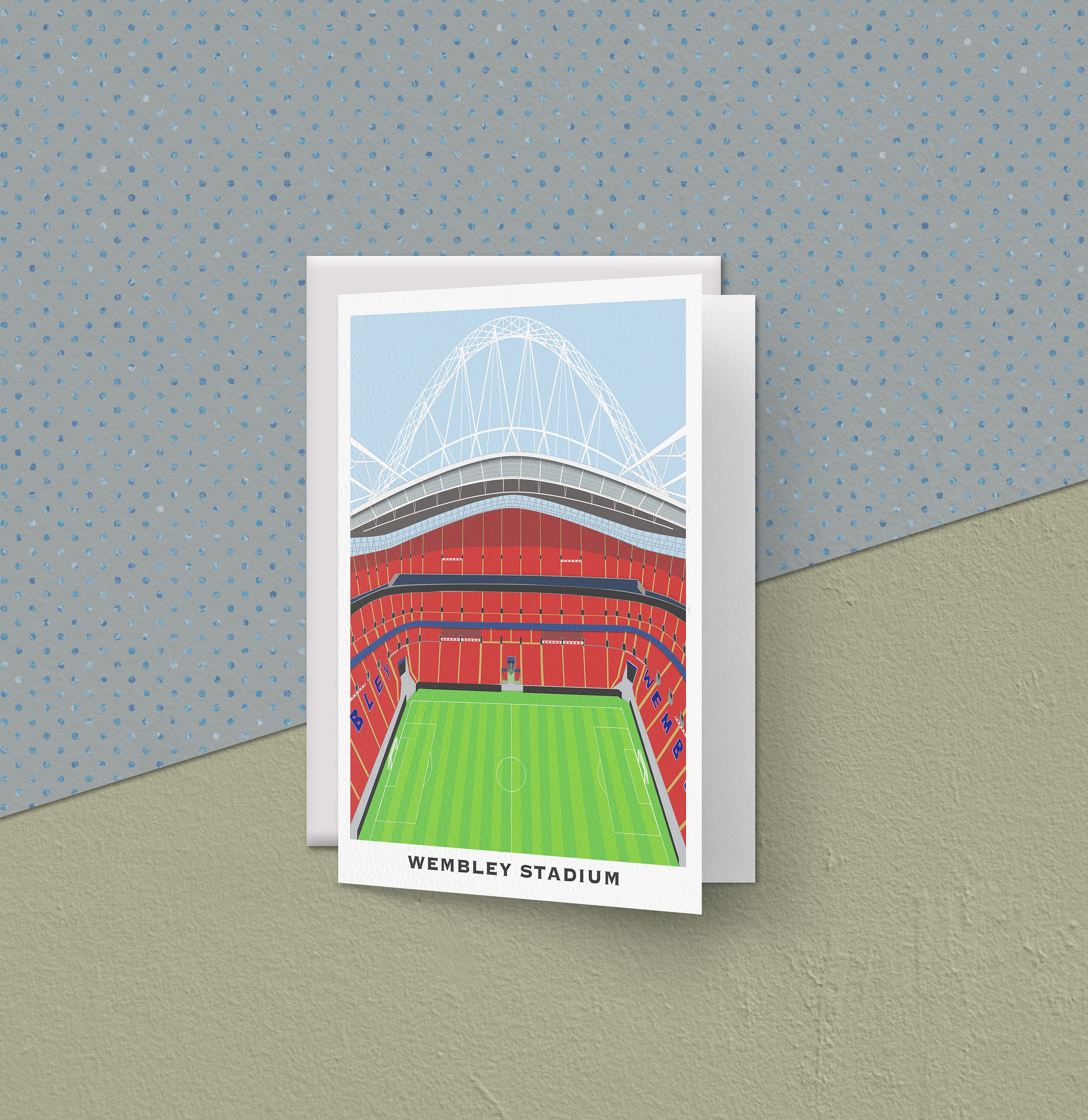 Wembley Stadium Greeting Card - Etsy