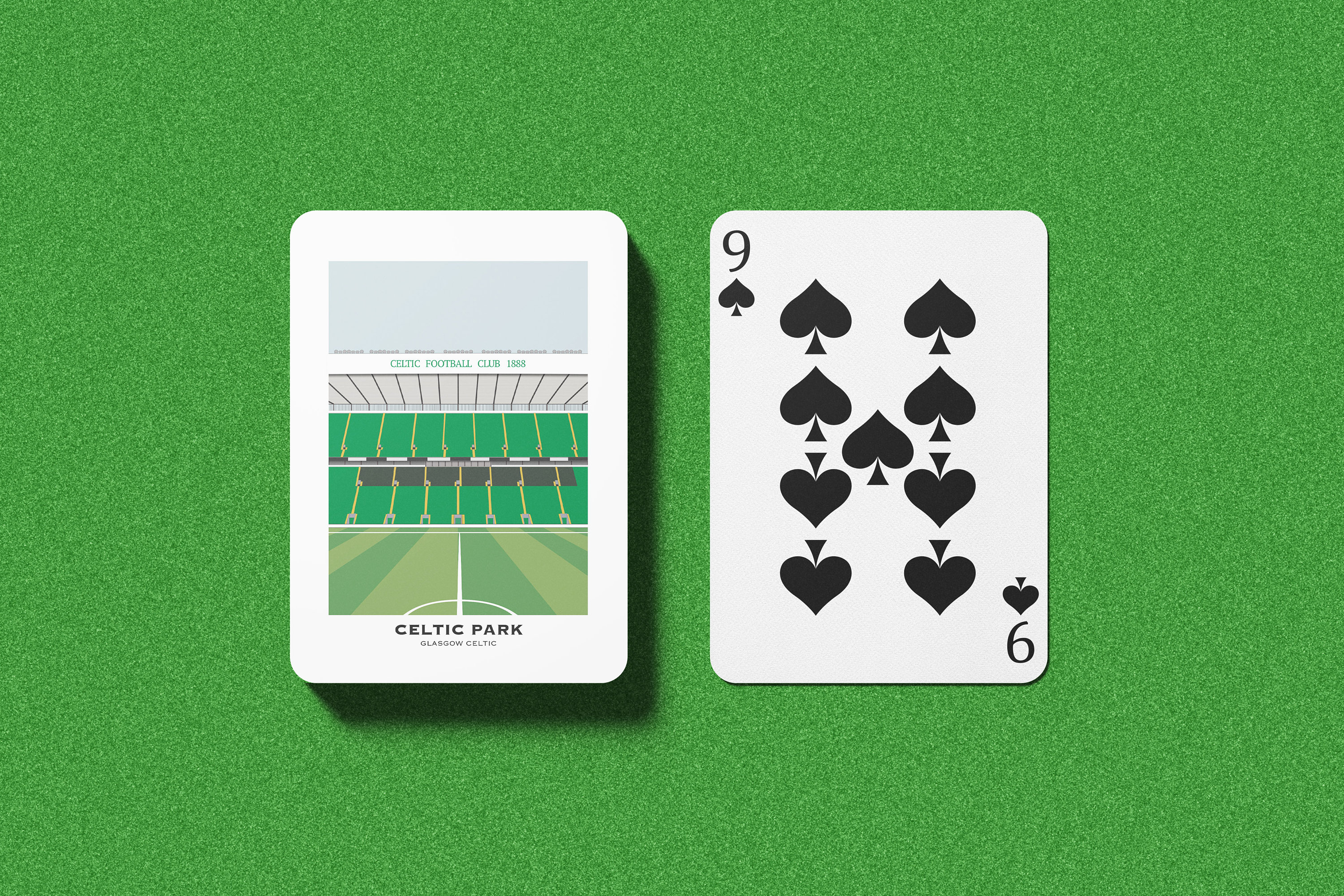 Celtic Playing Cards - Celtic Park - Etsy