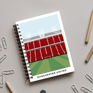 Manchester United Notebook - Etsy