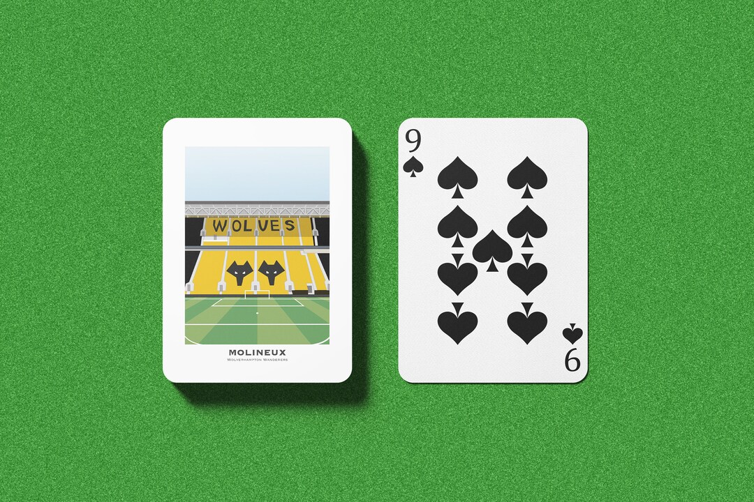 Wolverhampton Wanderers Playing Cards Molineux - Etsy