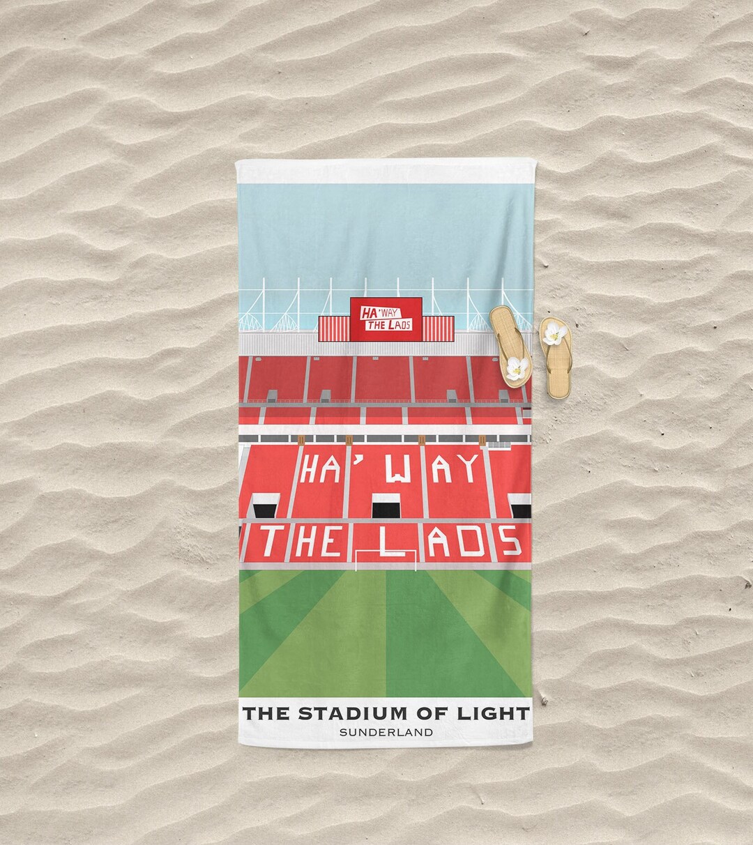 Sunderland Towel - Stadium of Light - Etsy