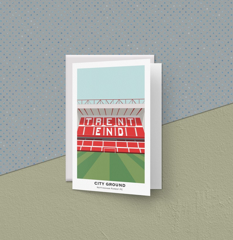 Nottingham Forest Greeting Card - City Ground - Etsy