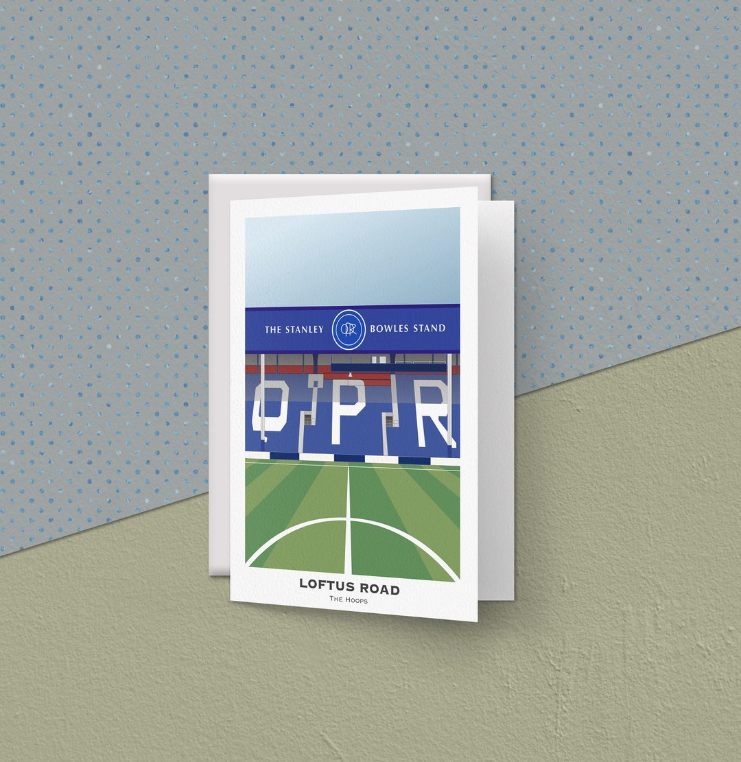 QPR Greeting Card - Loftus Road - Etsy