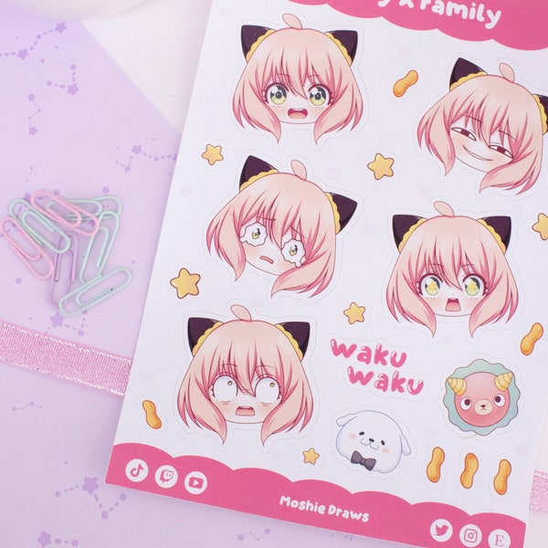 Anya Forger Stickers - Etsy