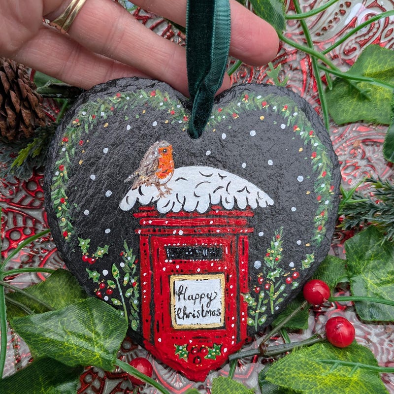 Slate Robin Sign - Etsy UK