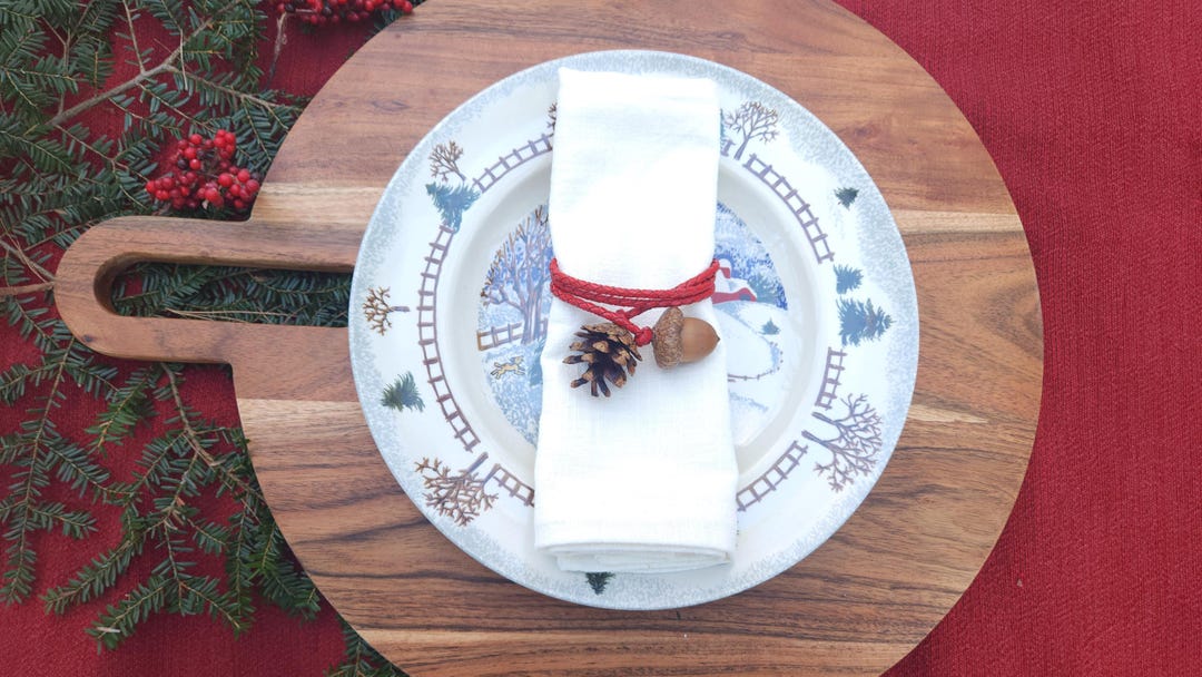 Christmas Napkin Rings, Farmhouse Napkin Rings, Christmas Decor ...