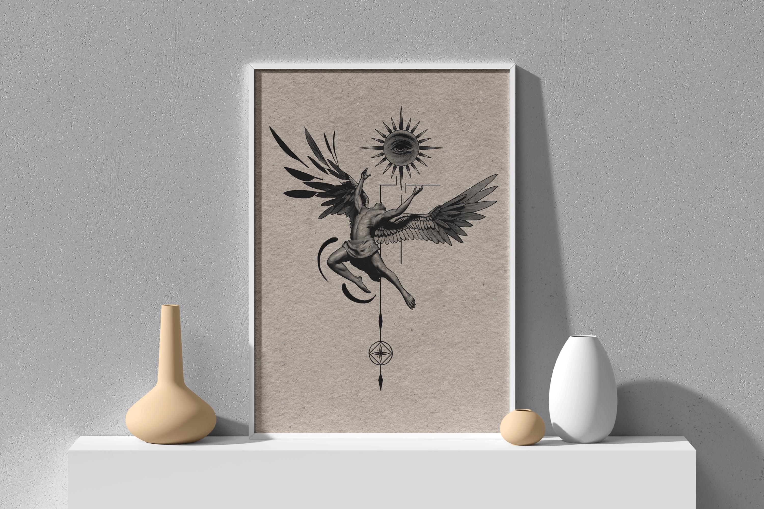 Sculpture Digital Download Printable Poster,brush Stroke,unique,rare ...